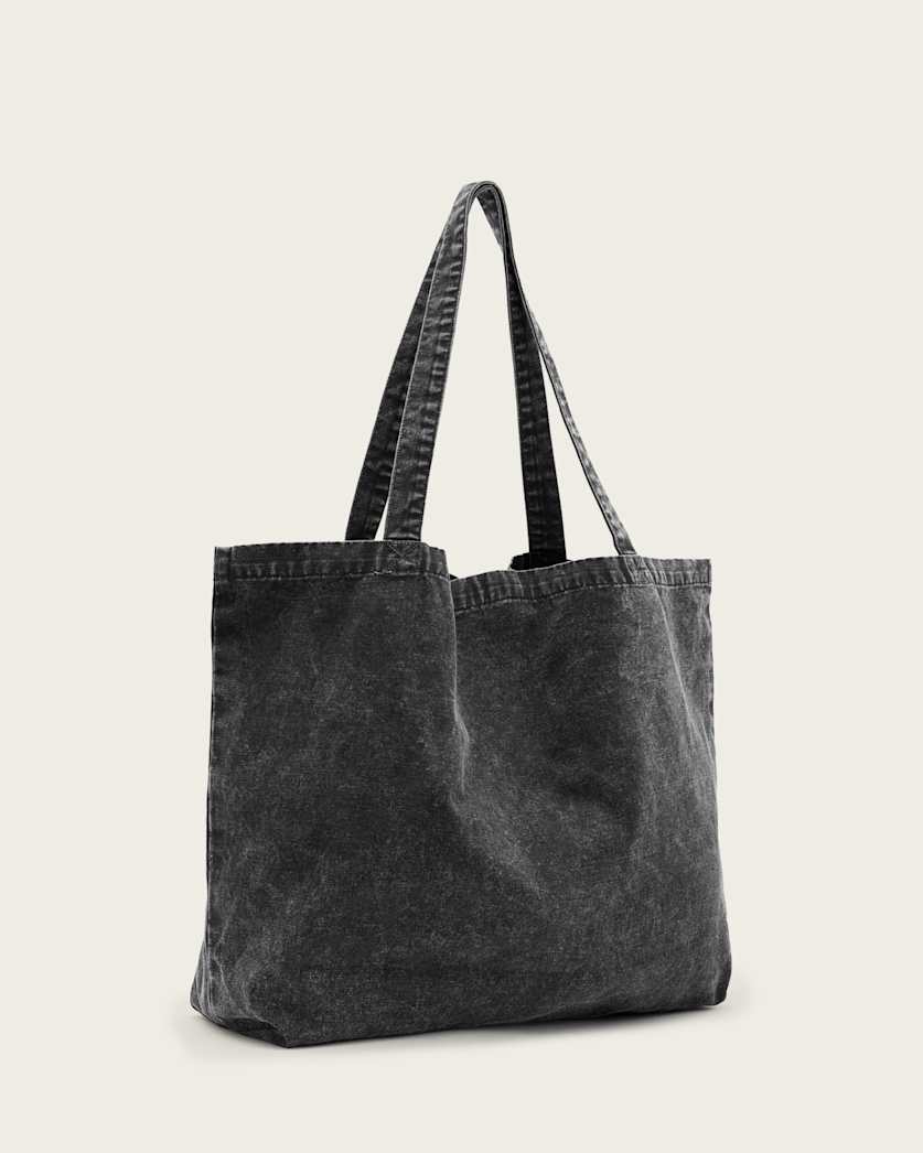 Underground Acid Wash Logo Tote Bag JACKSON BLUE | ALLSAINTS